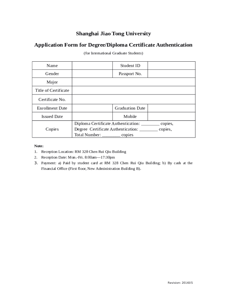 Application for Academic Degree Certificate ... Doc Template | pdfFiller