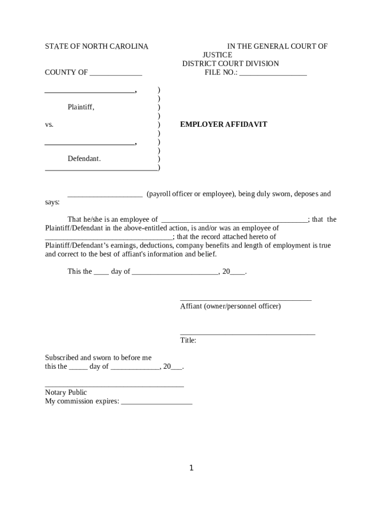 instructions to complete employer wage affidavit, ... Doc Template ...