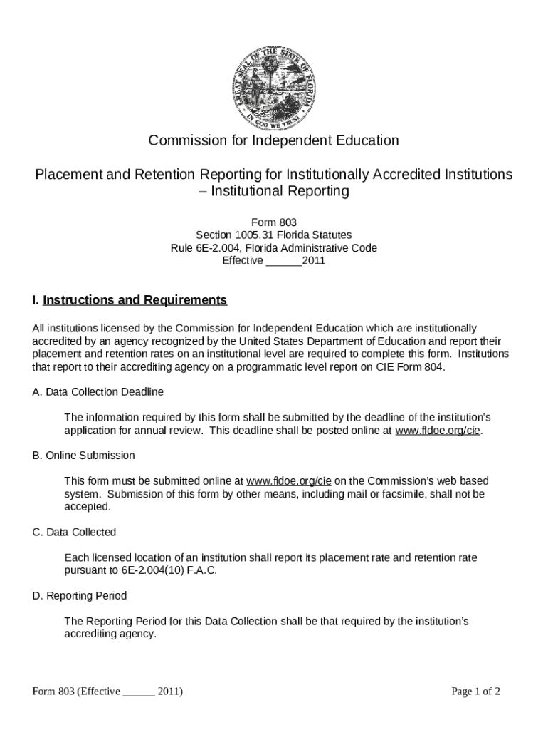 Commission for Independent Education Placement and ... Doc Template ...