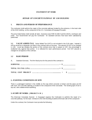 SCOPE OF WORK Patch and Repair Existing Concrete FY 19 Doc Template ...