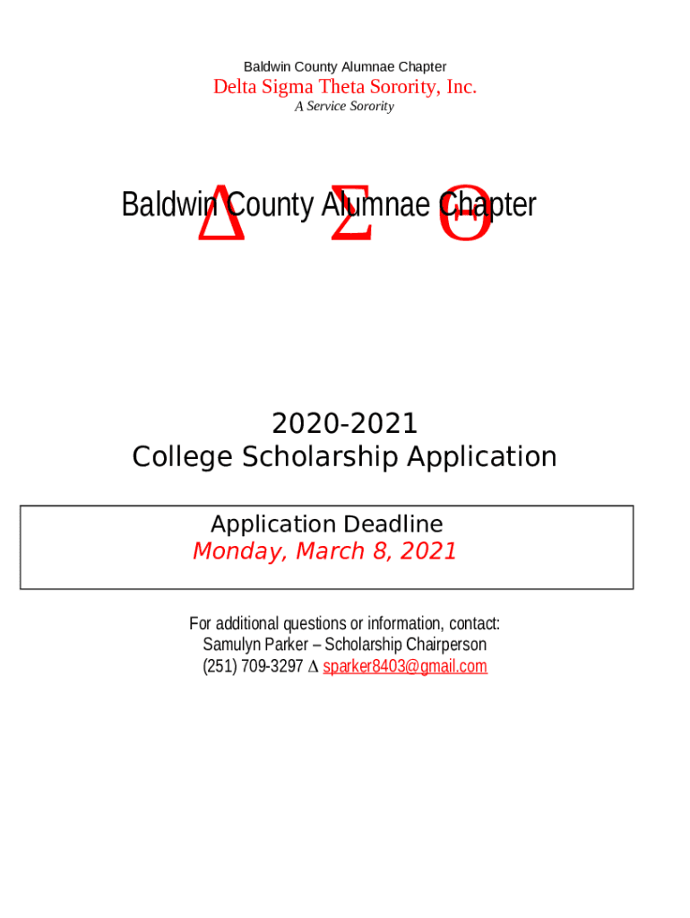 Delta Sigma Theta Sorority, Inc. Charlotte Alumnae Chapter Doc Template | pdfFiller