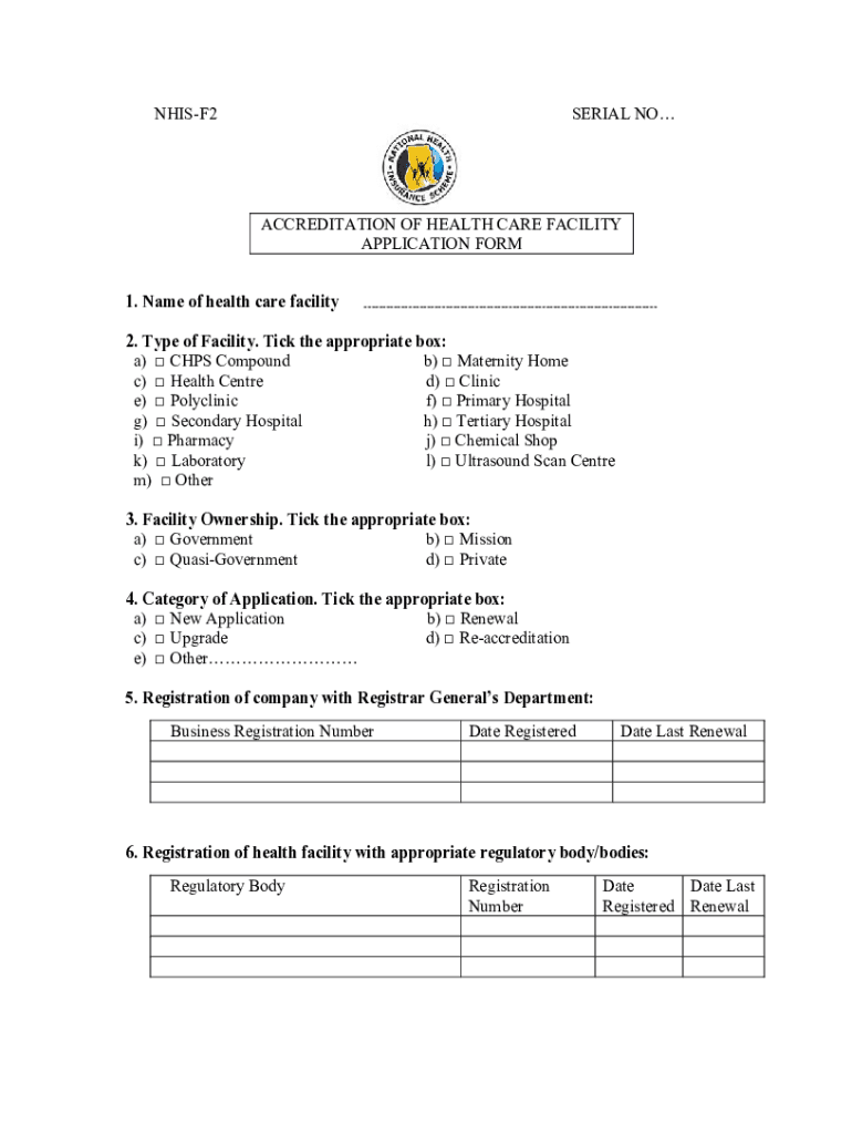 Fillable Online Nhis Registration Form - Fill Online, Printable ...