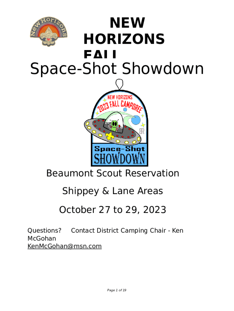 Beaumont Scout Reservation Guidebook to Adventure Doc Template | pdfFiller