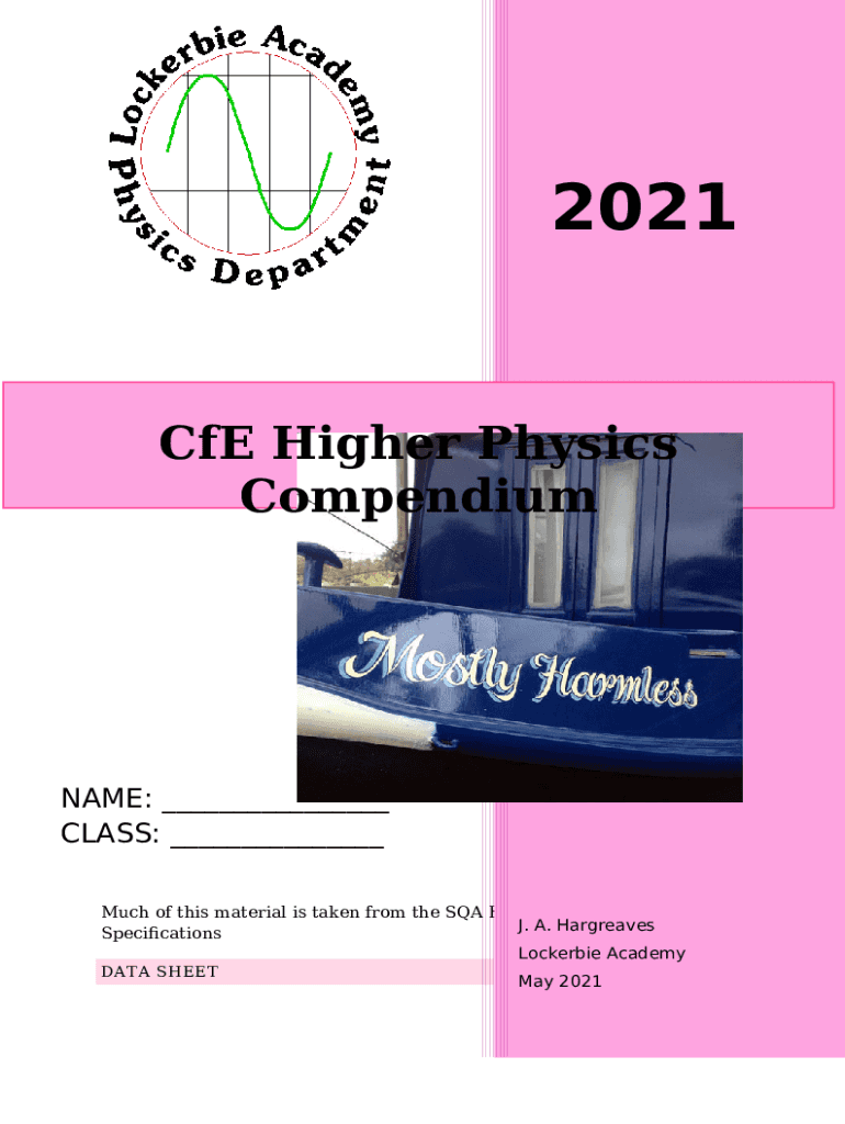 SQ37/H/11 Physics Relationships Sheet Doc Template | pdfFiller