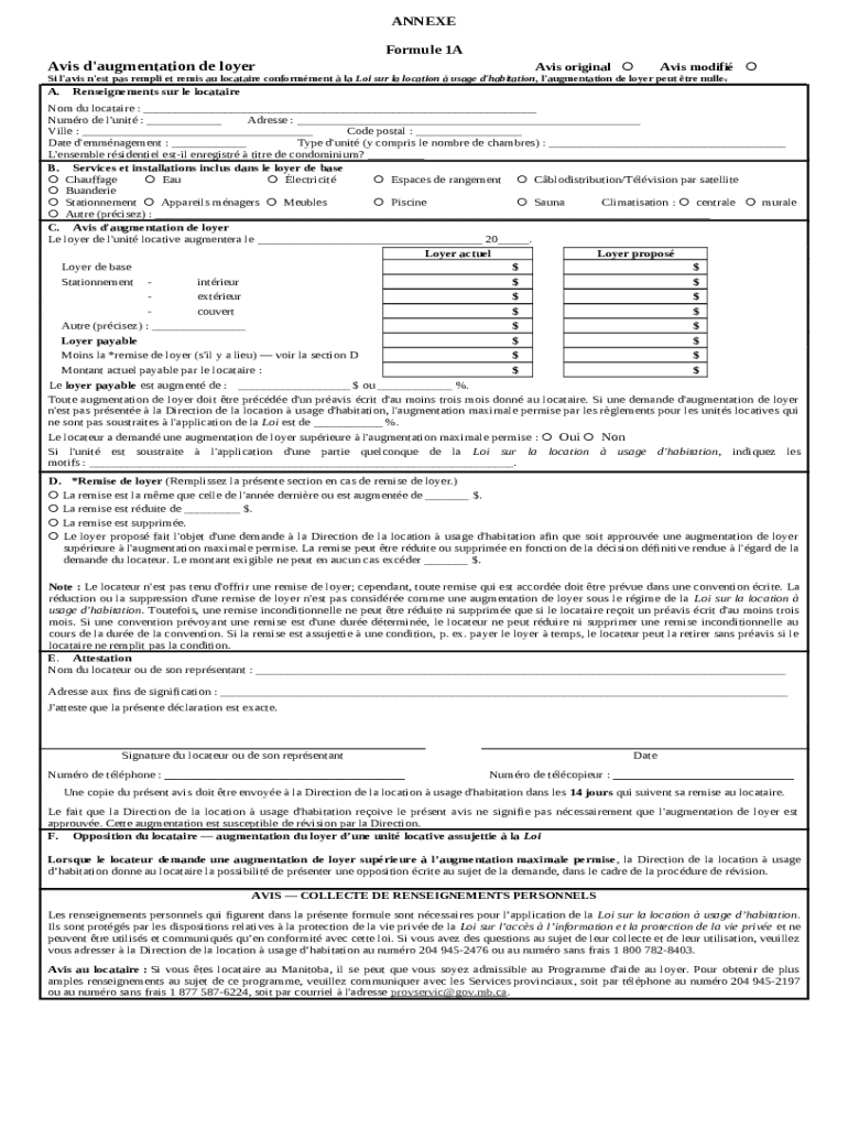 L'avis de modification du bail et augmentation du loyer Doc Template ... L'avis de modification du bail et augmentation du loyer Doc Template ...