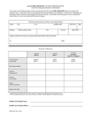 Rabies pre-exposure vaccination and titers for the ... Doc Template ...