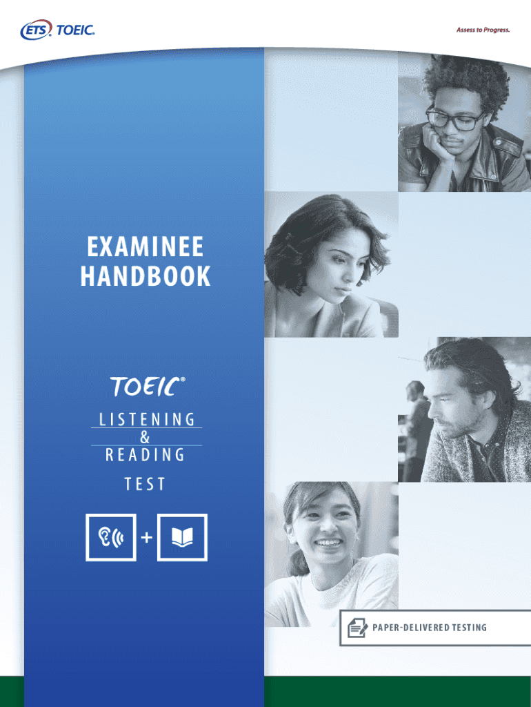 Fillable Online TOEIC Listening and Reading Test Fax Email Print ...