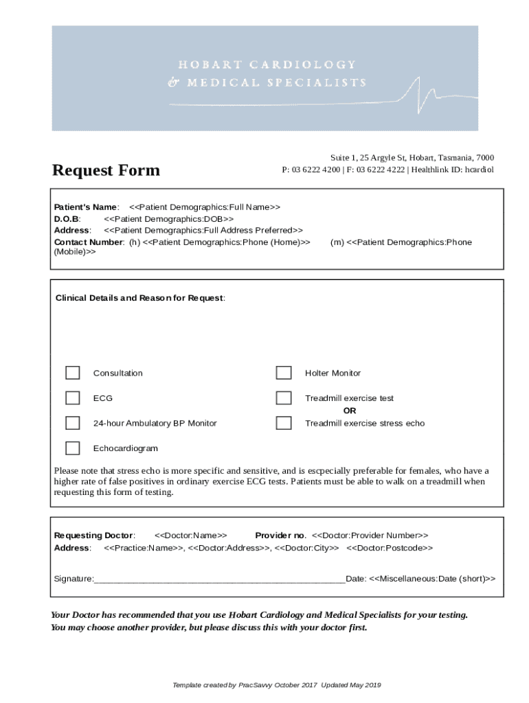 Hobart Cardiology and Medical Specialists is a purpose built ... Doc ...