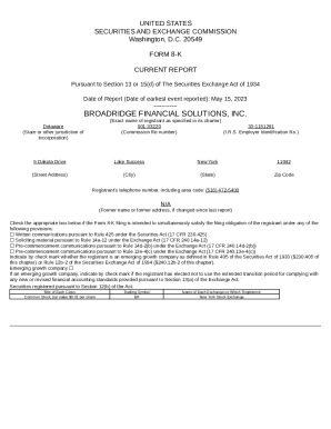 BROADRIDGE FINANCIAL SOLUTIONS, INC. ( Doc Template | pdfFiller