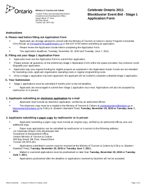 Celebrate Ontario Blockbuster Application Guide - s Doc Template ...