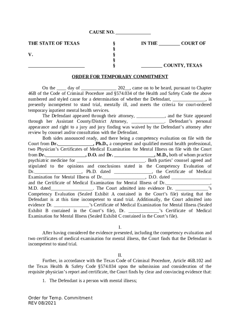 4-day delay in entering written contempt and commitment ... Doc Template | pdfFiller