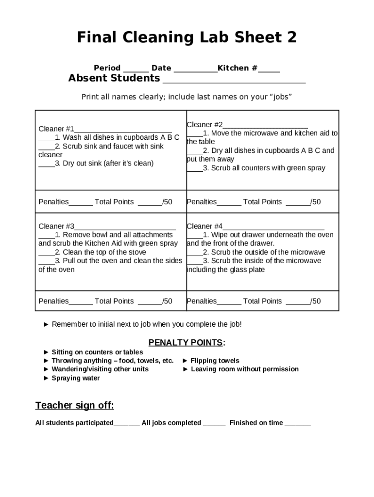Lab Planning Sheet-1 9 .docx - Date of Lab: Kitchen Number Doc Template ...