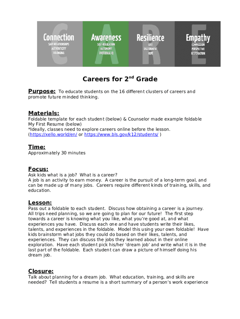 BLS Career Resource Guide Doc Template | pdfFiller
