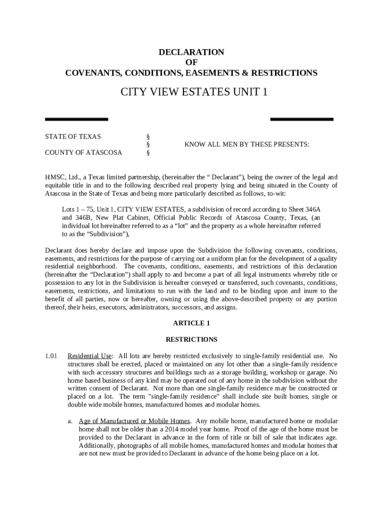 covenants, conditions, and restrictionsWex - Law.Cornell.Edu Doc ...
