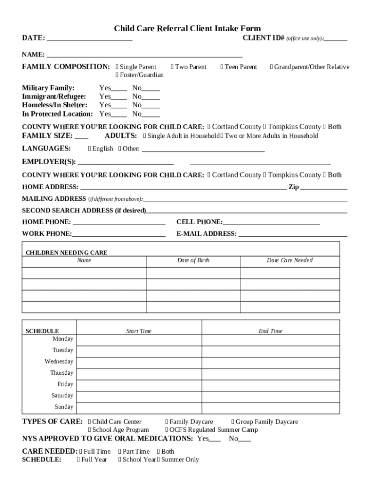 REFERRAL Mental Health Structured Residential & ... Doc Template ...