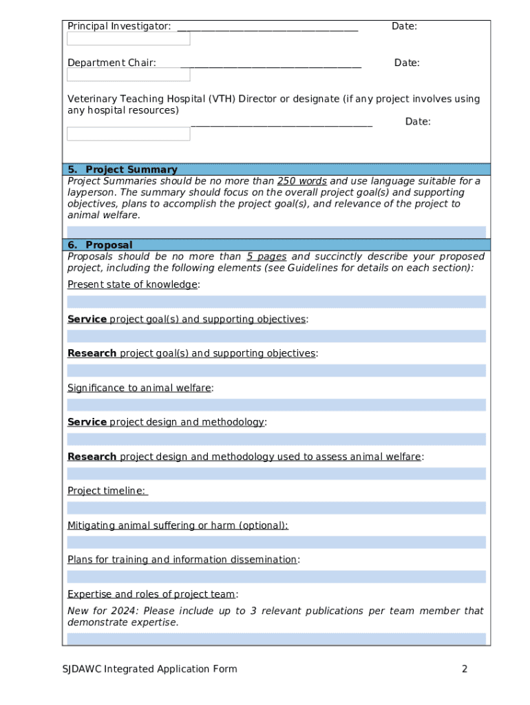 SJDAWC Application Doc Template | pdfFiller