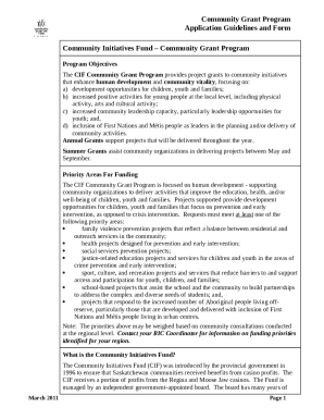 Community Grant Program Application Guidelines and . ... Doc Template ...