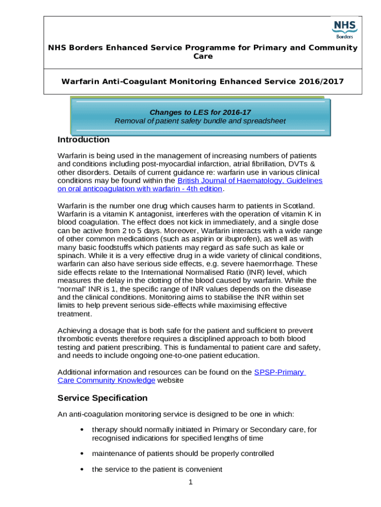 Moving anticoagulation initiation and monitoring services ... Doc ...