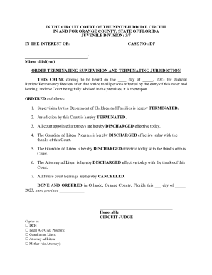 Fillable Online Case Plan Template for Juvenile Law Fax Email Print ...