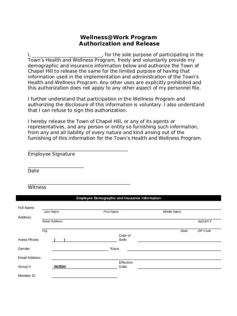 WORKPLACE WELLNESS POLICY AND PROCEDURES Doc Template | pdfFiller