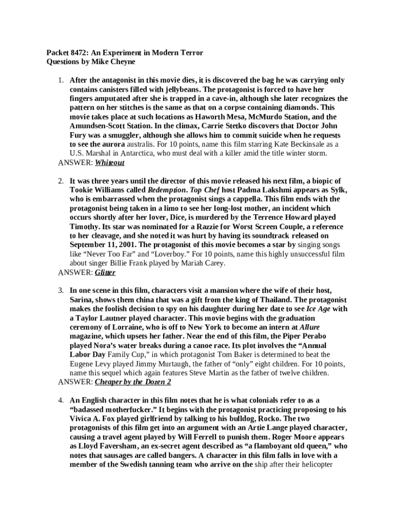 Packet 8472.doc - Packet 8472: An Experiment in Modern... Doc Template | pdfFiller