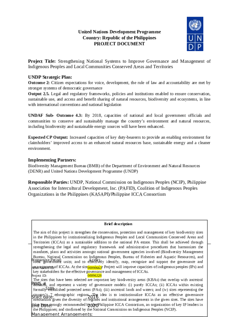 Strengthening National Systems to Improve Governance and ... Doc Template | pdfFiller