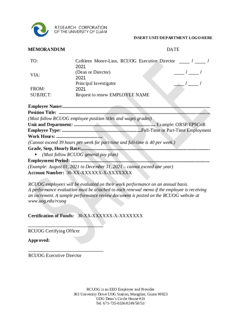 Request to renew EMPLOYEE NAME Doc Template | pdfFiller