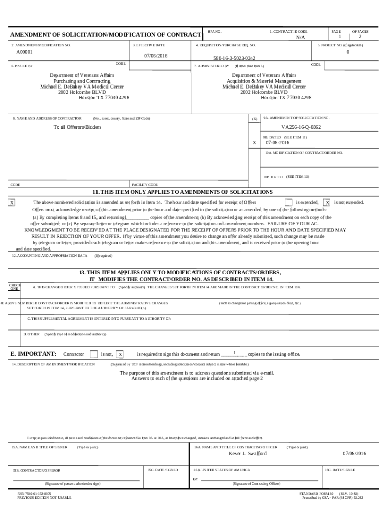 ONR BAA Announcement #N0001424B001 Amendment 01 ... Doc Template ...