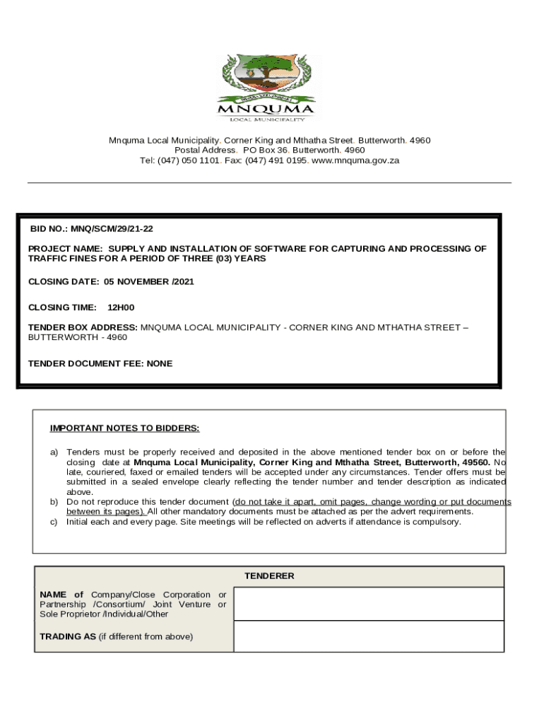 OpenUbuhlebezwe Municipality Doc Template | pdfFiller