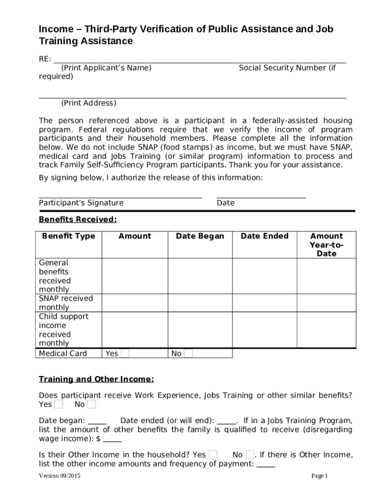 Dear Section 8 Participants Doc Template | pdfFiller