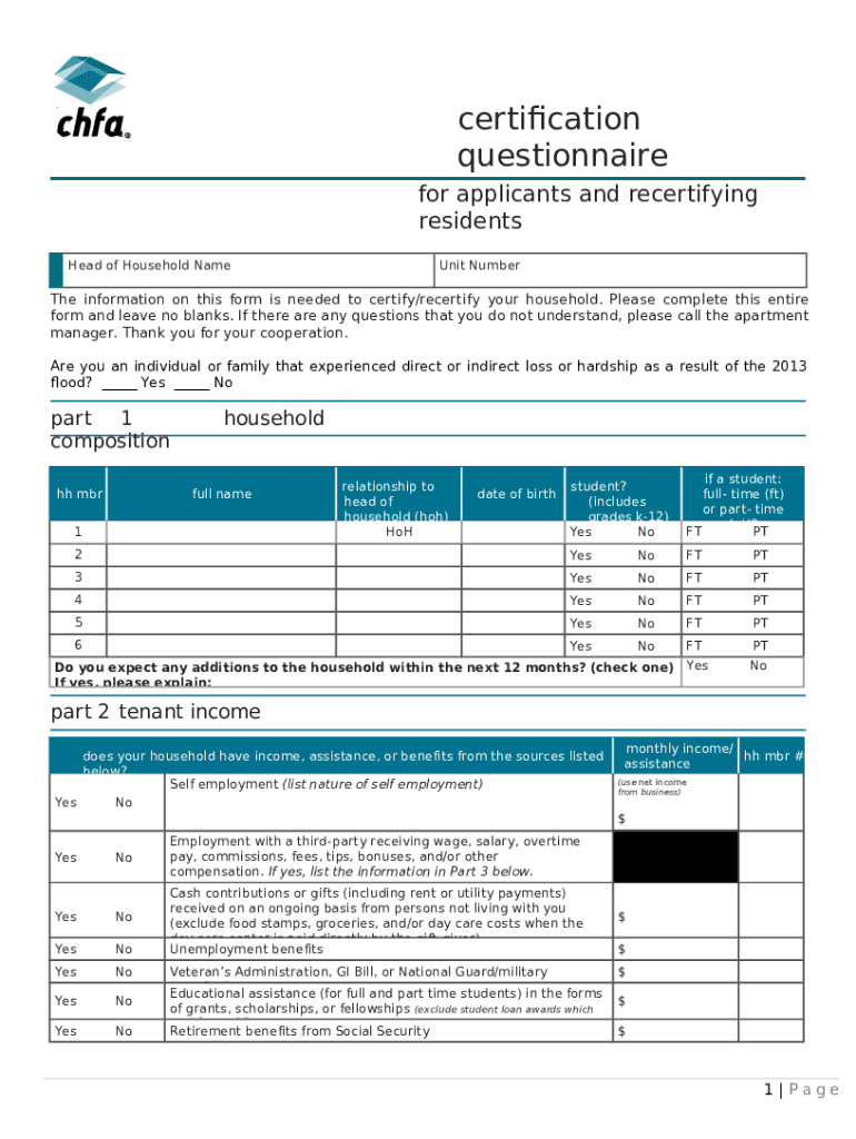 self-certification questionnaire Doc Template | pdfFiller