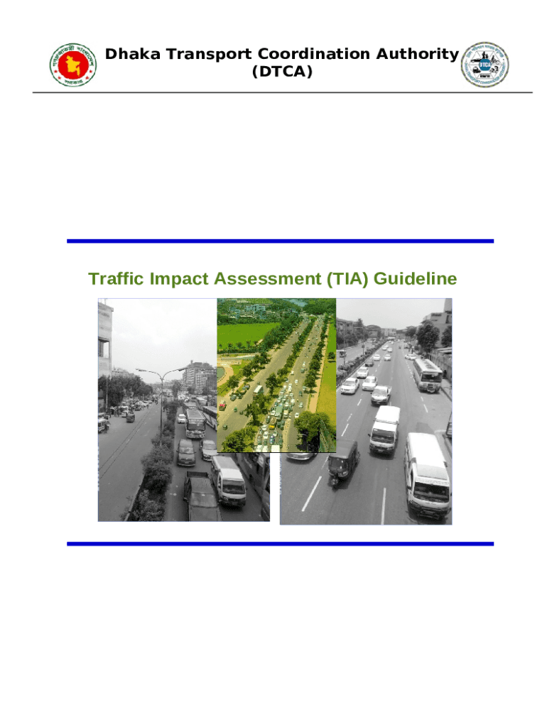 Traffic Impact Assessment (TIA) - Guideline for Cities in Africa Doc ...