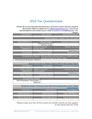 IMMIGRATION & TAX S Tip Sheet Doc Template | pdfFiller