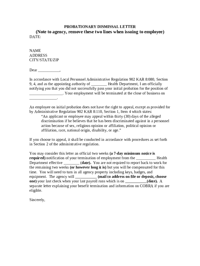 How To Write an Employee Termination Letter (With ... Doc Template ...