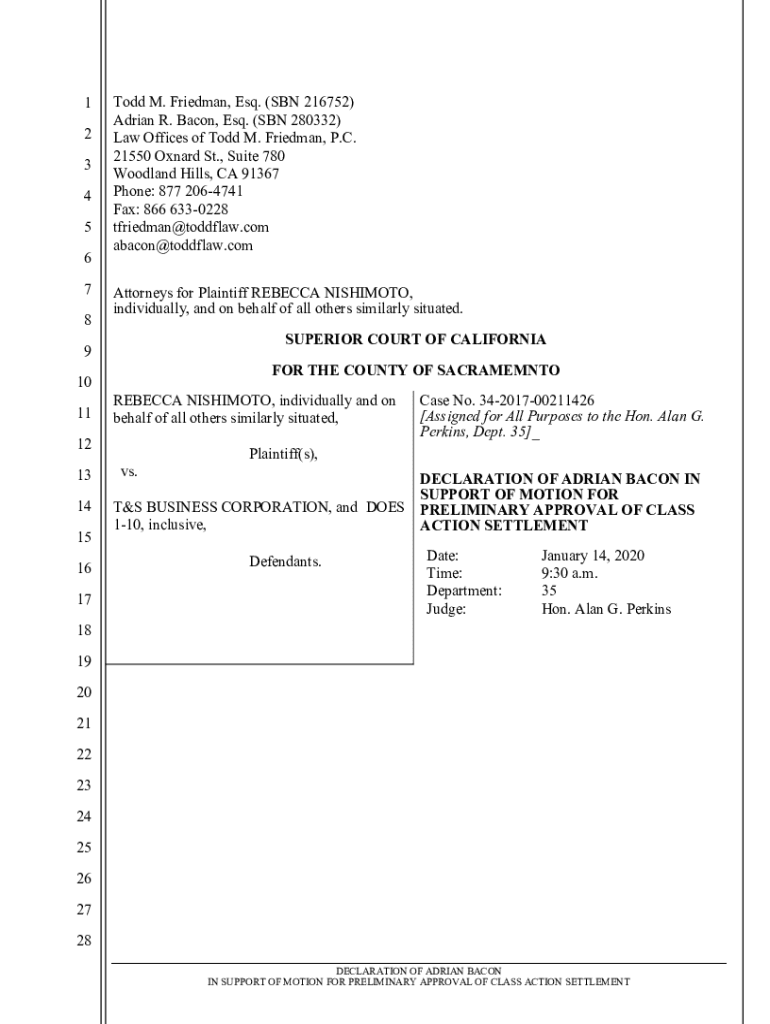 Fillable Online LAW OFFICES OF TODD M. FRIEDMAN, P.C. ... Fax Email ...