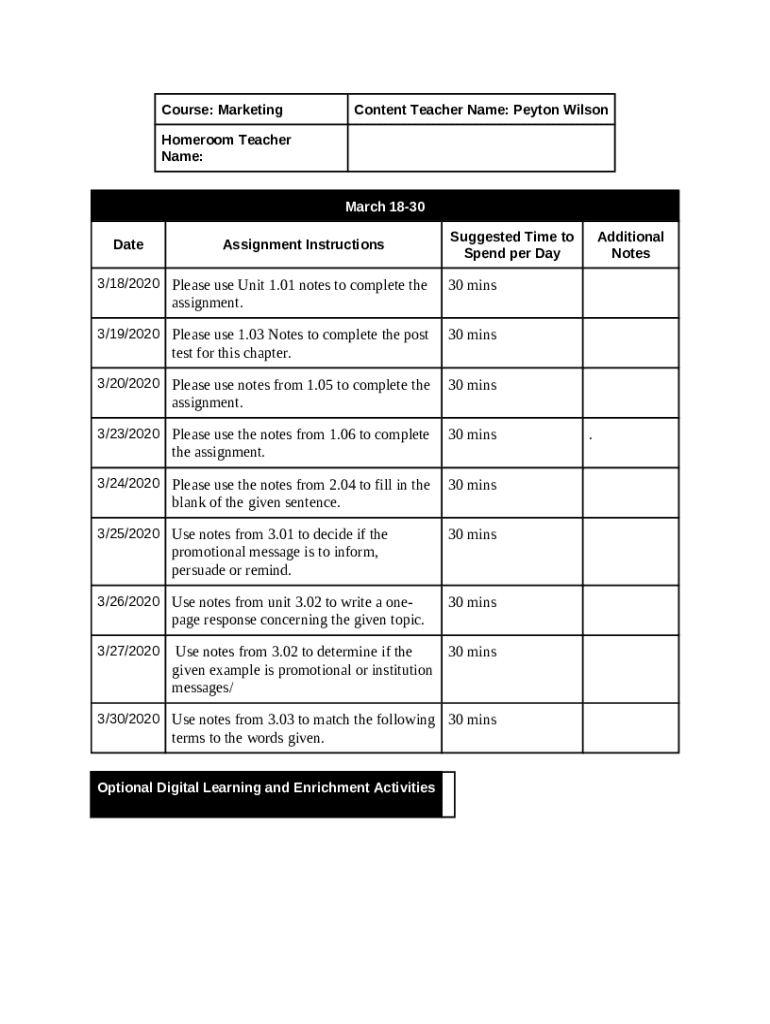 Marketing Packet Review.docx Doc Template | pdfFiller