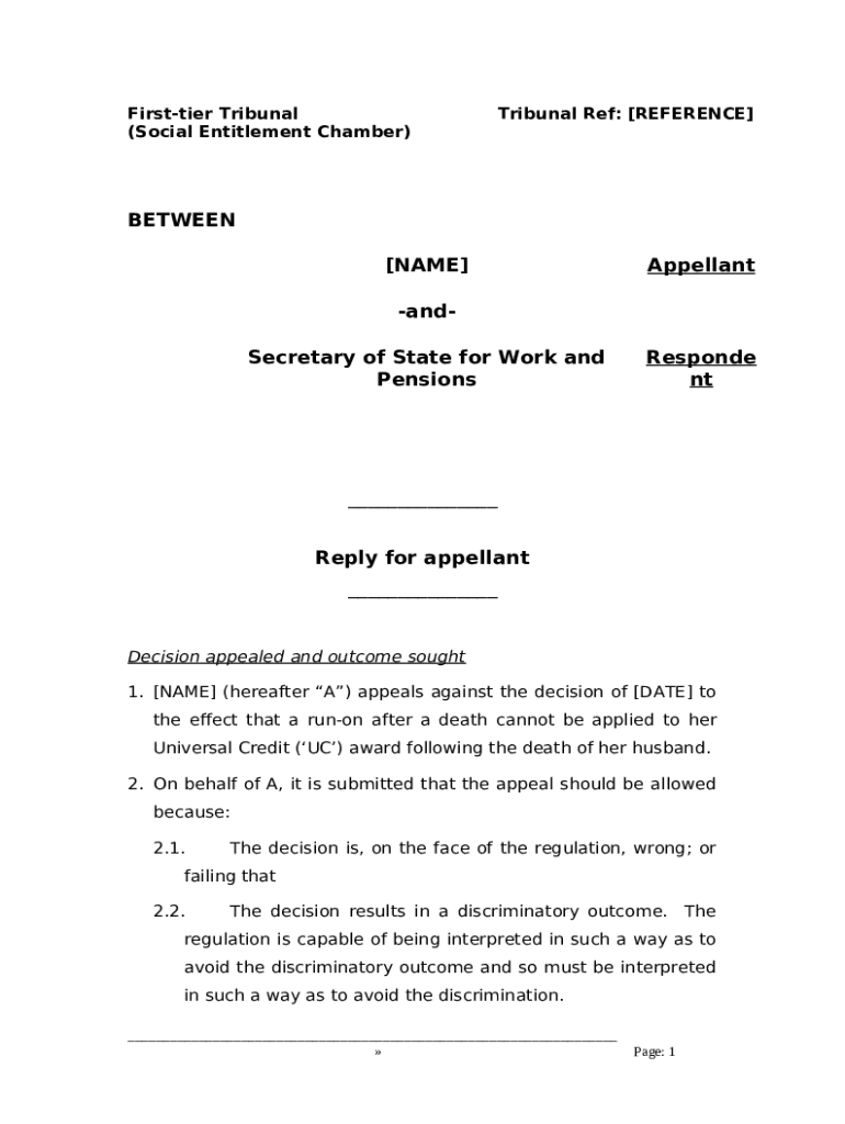 Mandatory reconsideration request refused or ignored Doc Template ...