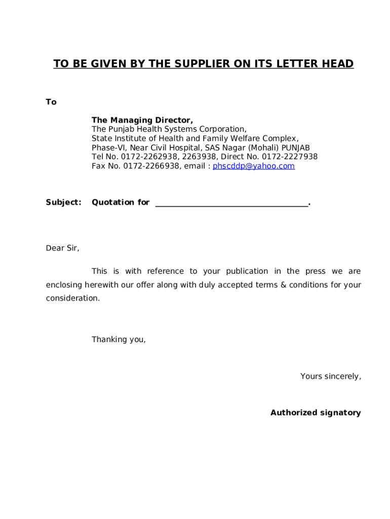 government of punjab - Department of Health & Family ... Doc Template | pdfFiller