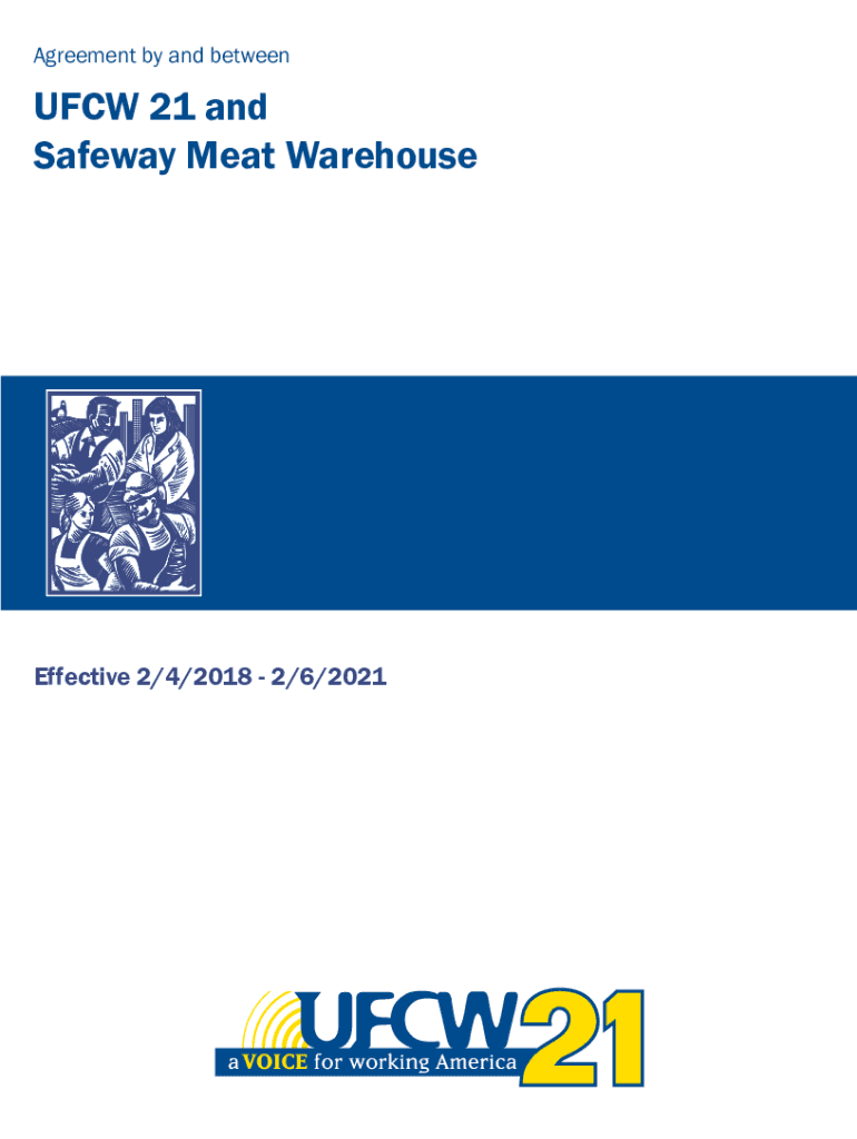 Fillable Online UFCW 21 and Safeway Meat Warehouse Fax Email Print ...