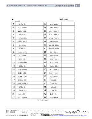 Lesson 5 Problem Set 51 Doc Template | pdfFiller