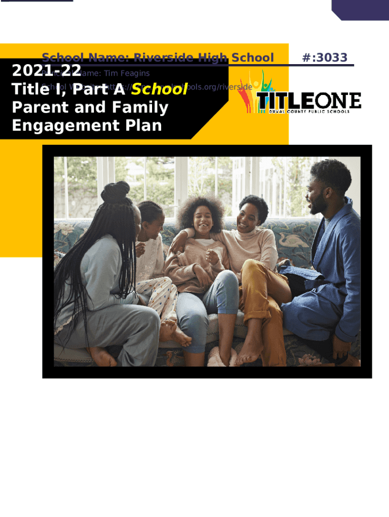 WES Parent and Family Engagement Plan Doc Template | pdfFiller