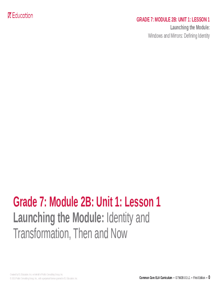 Grade 7: Module 2B: Unit 1: Lesson 5 Mid-Unit Assessment Doc Template | pdfFiller