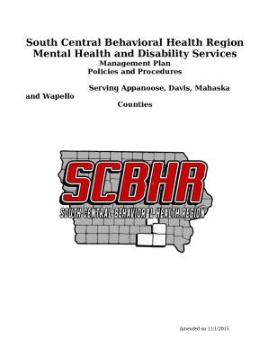South Central Behavioral Health Region - Iowa MHDS Regions Doc Template ...