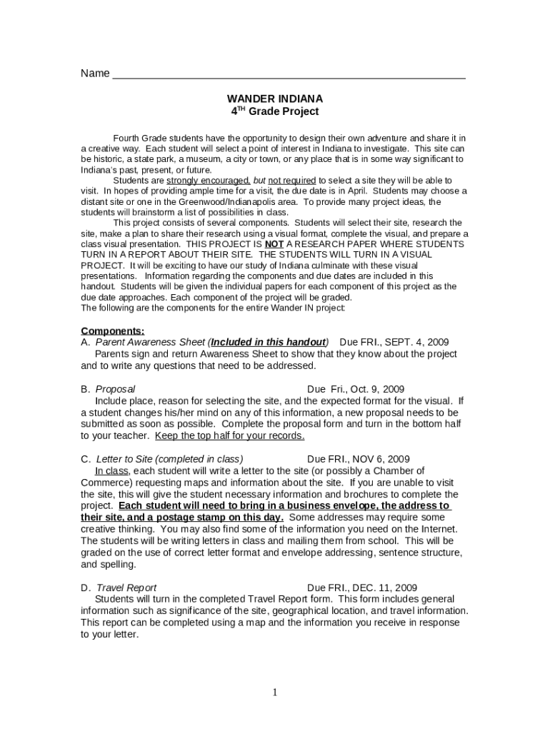 Grade 4 - Indiana Academic Standards English Language ... Doc Template ...