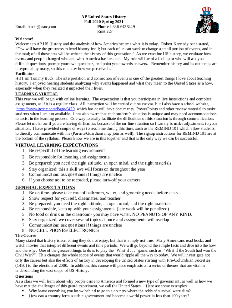 GCS Canvas Course Template Guidelines Doc Template | pdfFiller