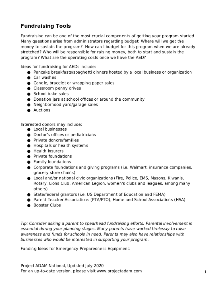 Fundraising Strategy for Beginners: How to Create Your Own Doc Template ...