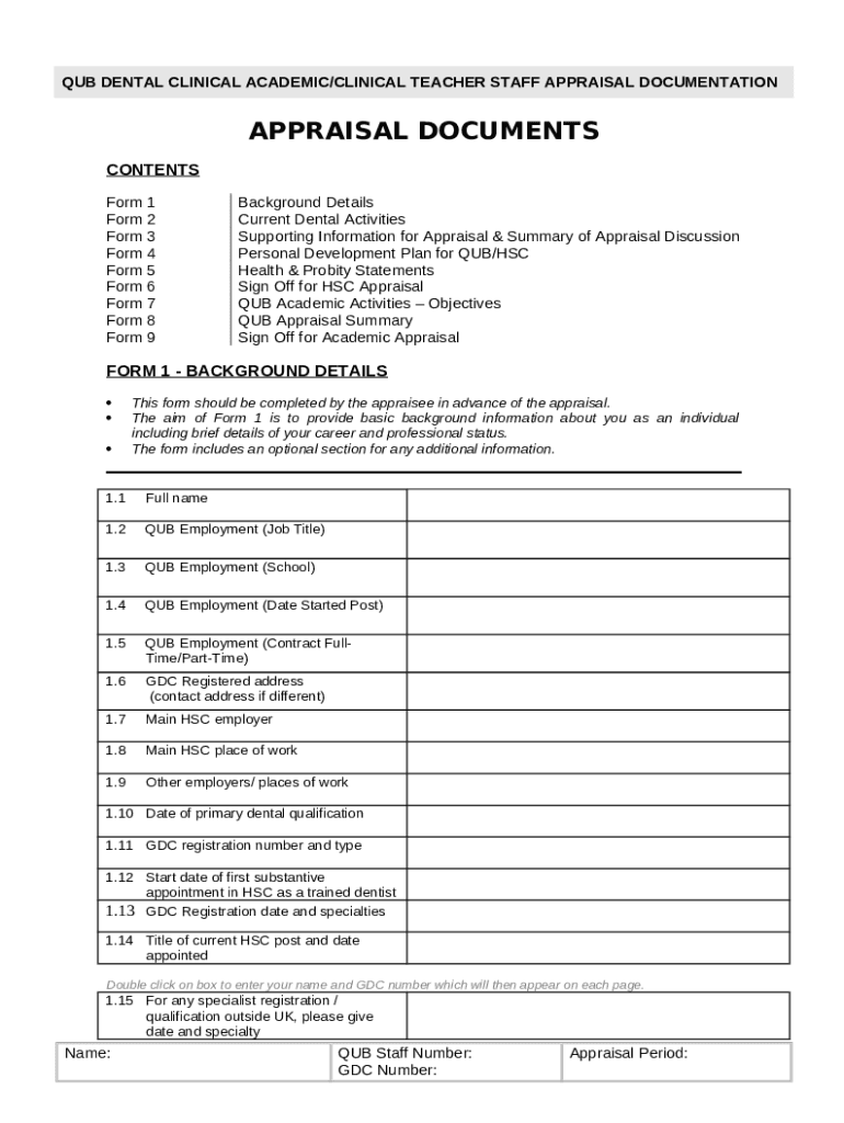 appraisal 2.docx - usage guide perance ... Doc Template | pdfFiller