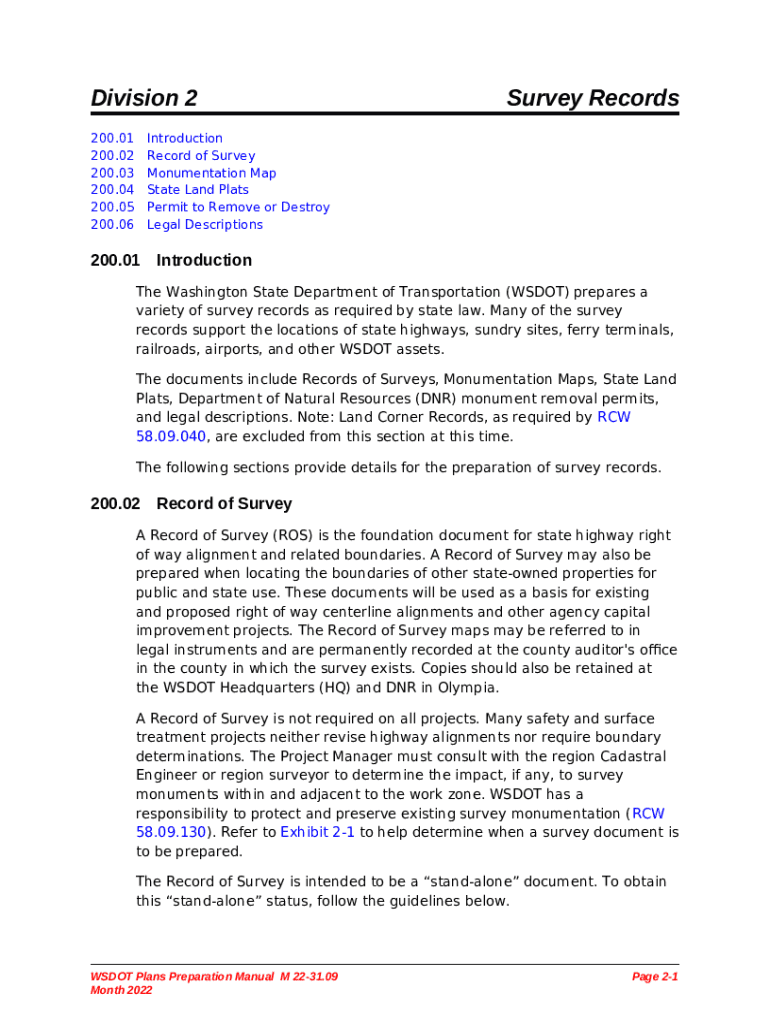 Plans Preparation Manual Divison 200 review draft. Plans Preparation ...
