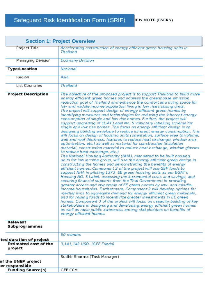 Accelerating construction of energy efficient green housing ... Doc Template | pdfFiller