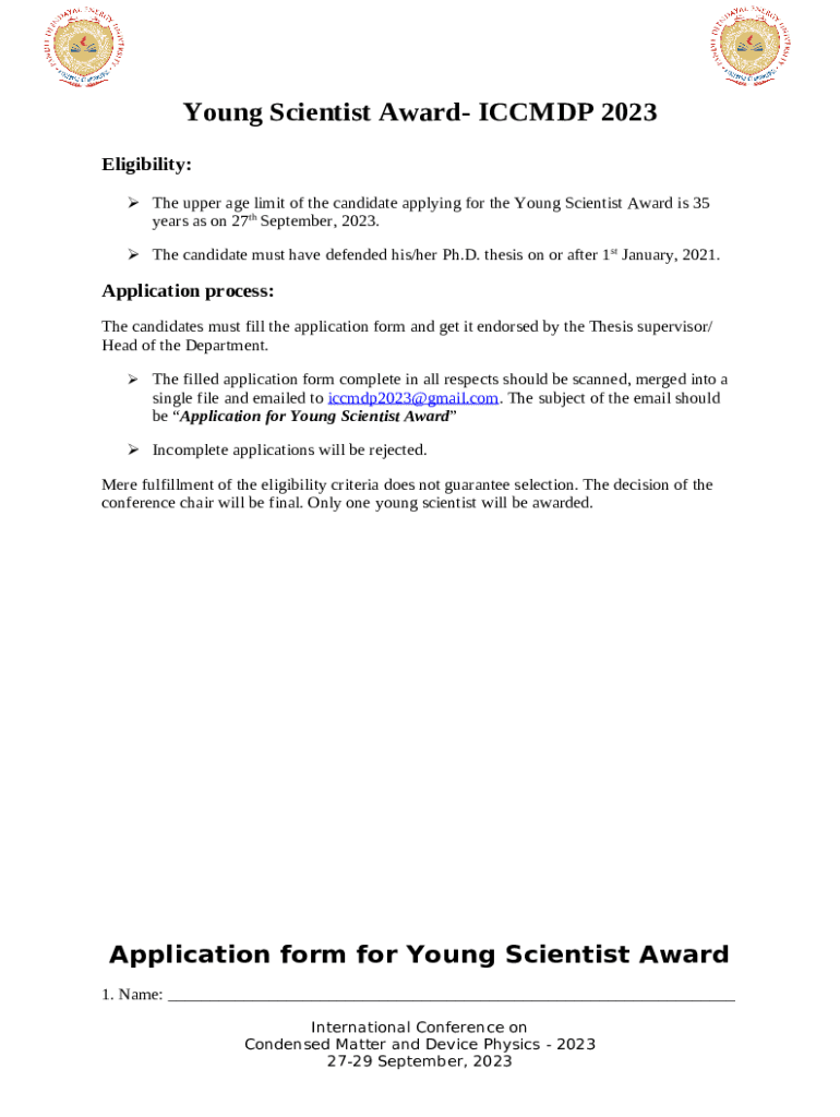 Young Scientist AwardsFaculty Research Awards ... - sot pdpu ac Doc ...